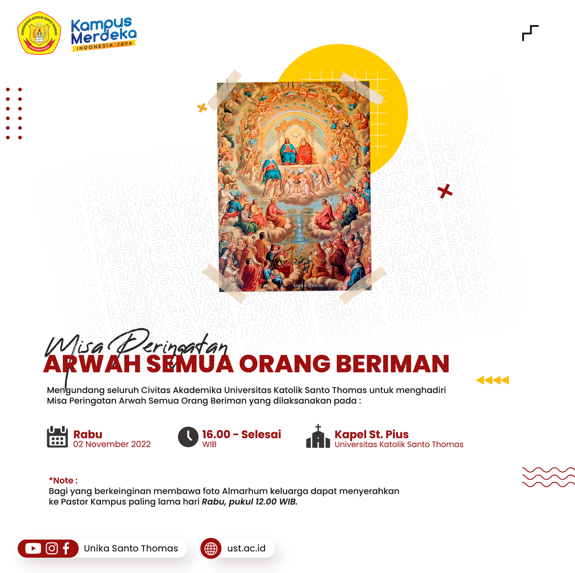 MISA ARWAH - Universitas Katolik Santo Thomas